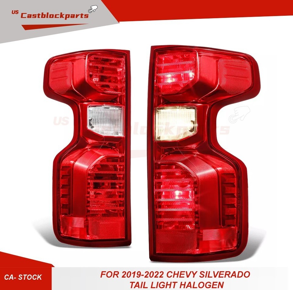 For 2019-2023 Chevrolet Silverado 1500 Halogen L+R Tail Lights 84752978 ...