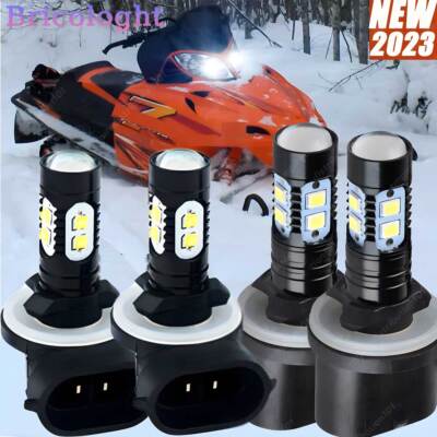4x LED Headlights Combo Bulbs For Arctic Cat 0609-252 0609-251 High Low ...