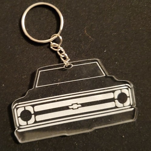 67 68 C10 Key Chain Laser Cut Engraved Acrylic Cheyenne Chevy Chevrolet ...
