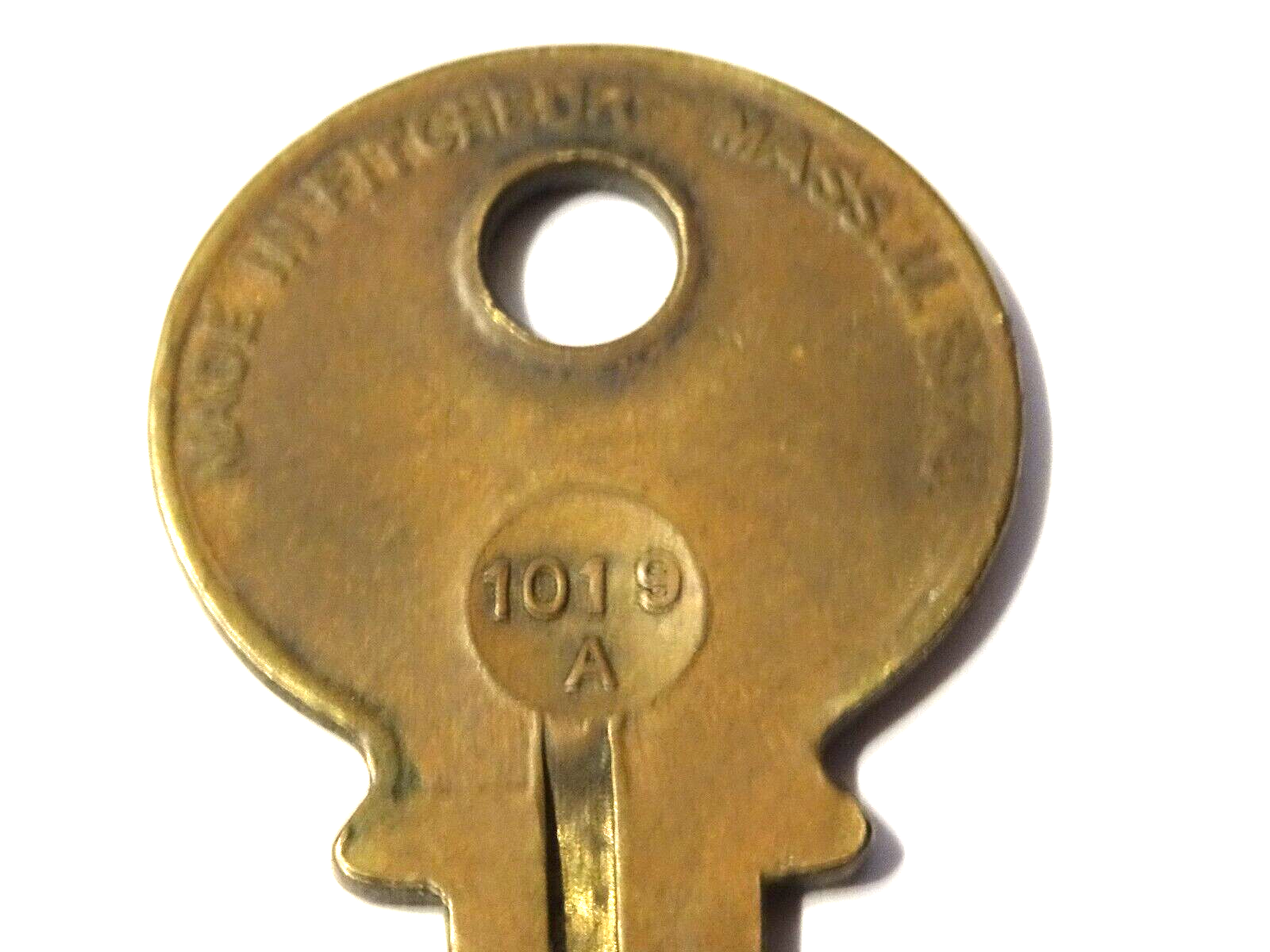 INDEPENDENT LOCK CO. KEY 1019A KEY ~ FITCHBURG, MASS. USA | eBay