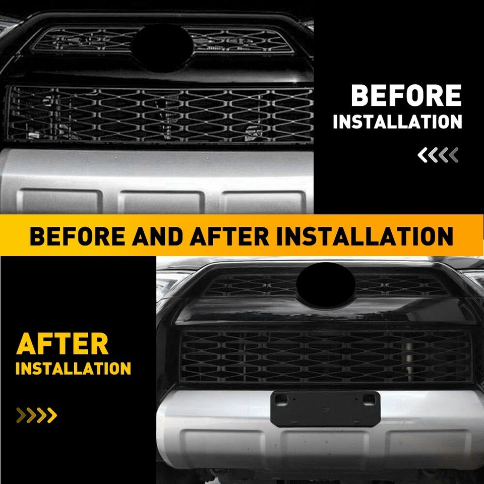 For 2015-2023 2014 Toyota 4Runner Front License Plate Bracket Holder ...