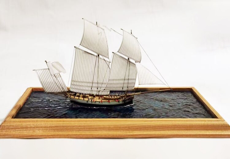 La Coureur Sailboat 1:350 127mm Resin Waterline Ship Model Ship Kit | eBay
