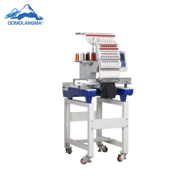 Single head 15 Needle Embroidery Machine With Touch screen 1200RPM Max ...
