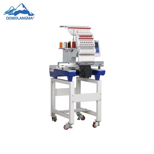 Single head 15 Needle Embroidery Machine With Touch screen 1200RPM Max ...