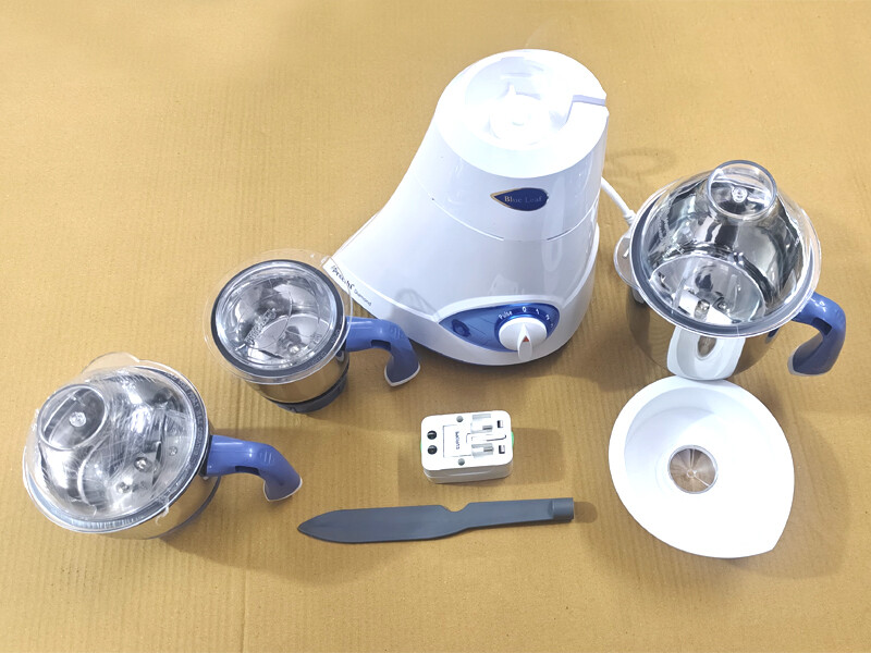 Preethi Blue Leaf Diamond MG-214 mixer grinder 750 watt Blue White 3 ...
