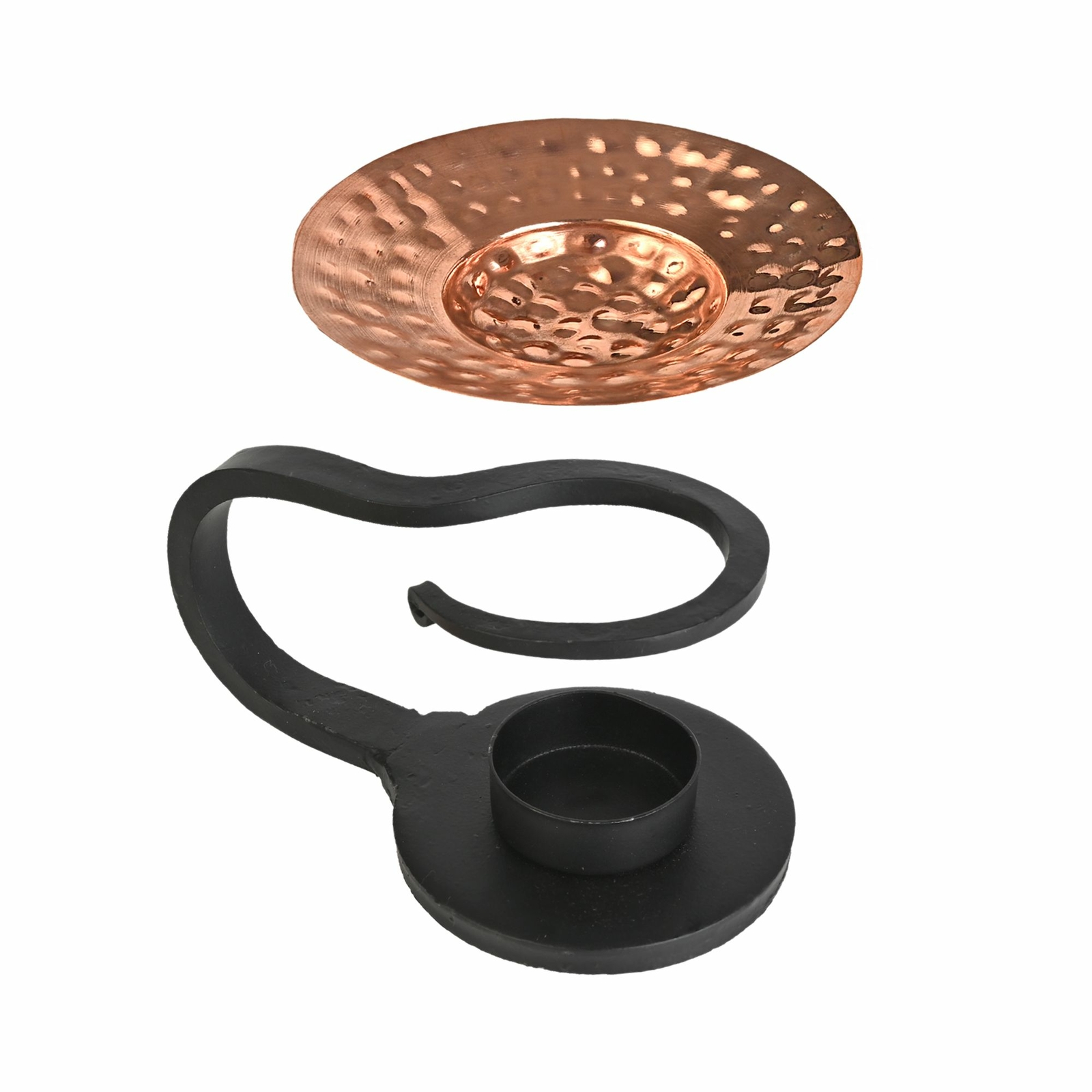Iron & Copper Essential Oil Burner Aroma Diffuser - Resin Burner - 4 ...
