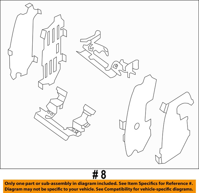 Nissan 41080ZB525 Genuine OEM Hardware Kit for sale online | eBay