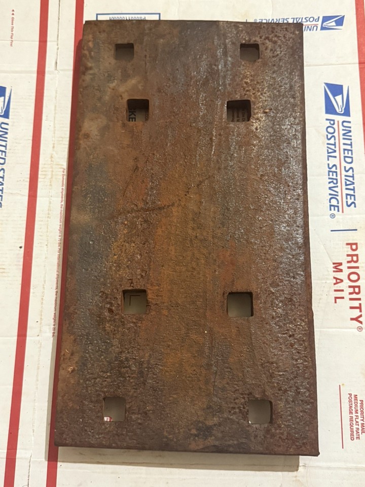Railroad Track Tie Plate 14.75"x8" With 6" Rail Base Heavy 20 lbs ...