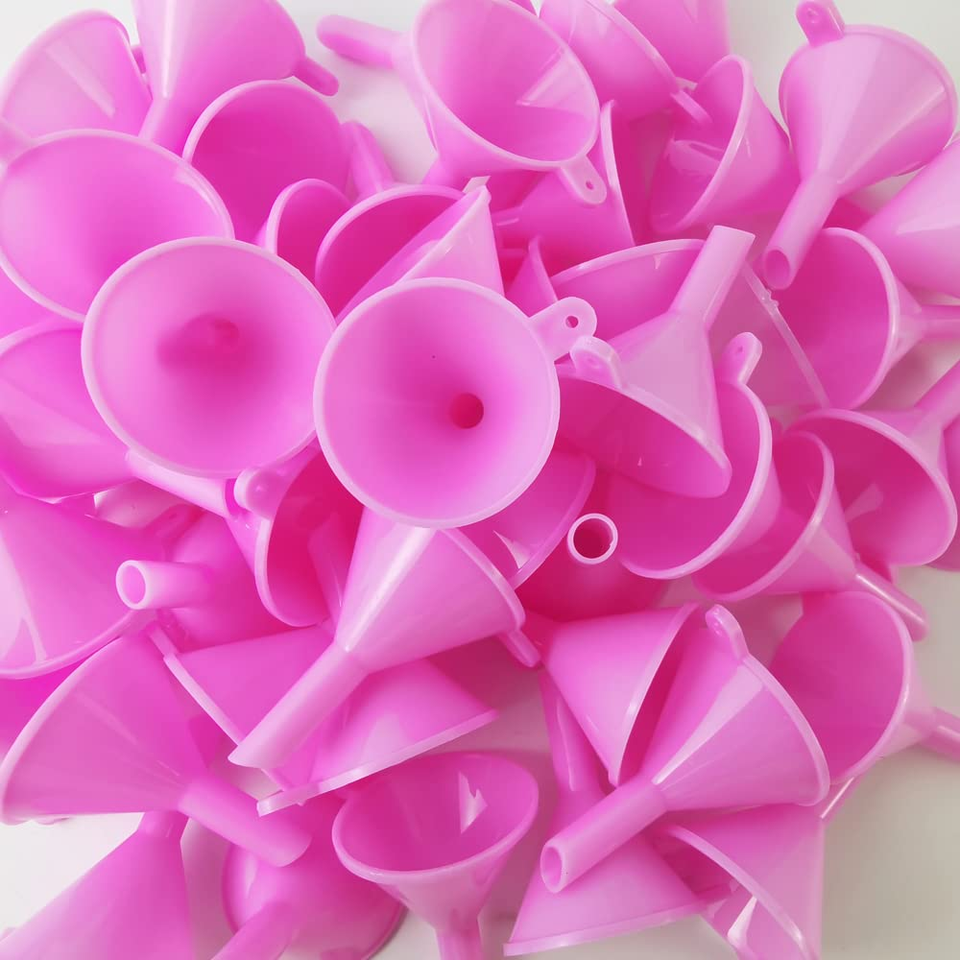 120Pack Mini Plastic Funnel Little Small Funnel Set Tiny Separatory ...