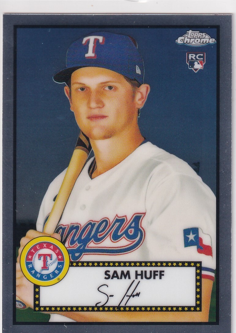 2021 TOPPS CHROME PLATINUM RC SAM HUFF TEXAS RANGERS ROOKIE BZ-1929 | eBay