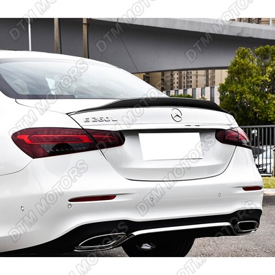 For 17-23 Mercedes-Benz E350 E450 E53 E63 W213 Carbon Fiber Rear Trunk ...