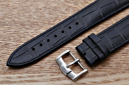 Black Leather Strap For ROTARY Watch Band Buckle Clasp 18 19 20 21 22 ...