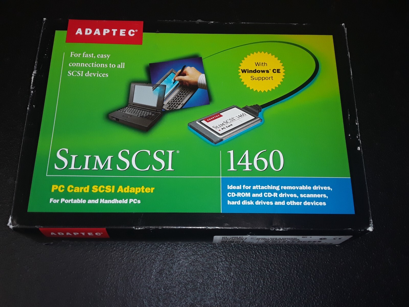Adaptec+APA+1460d+Kit+SlimSCSI+1460+PC+Card+SCSI+Adapter for sale ...