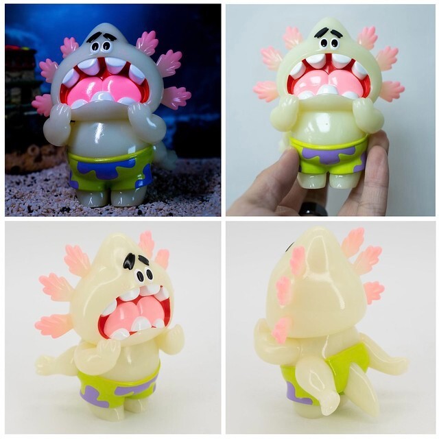 GRAPE BRAIN x UNBOX INDUSTRIES x SPONGEBOB HELL’S CAT x PATRICK AXOLOTL ...