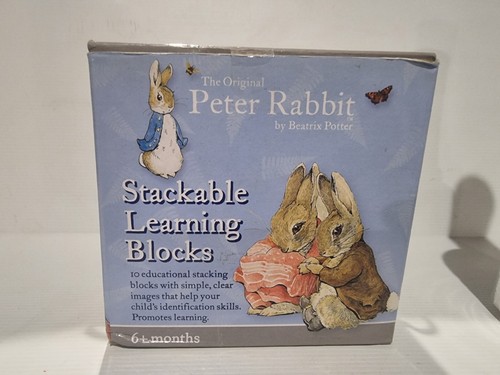 Beatrix Potter's Peter Rabbit Boxed 10x Stackable Learning Blocks - Jasnor, 2010 | eBay Australia