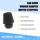 5Pcs Bumper Door Overslam Rubber Stop Buffer Replacement for Hyundai ...
