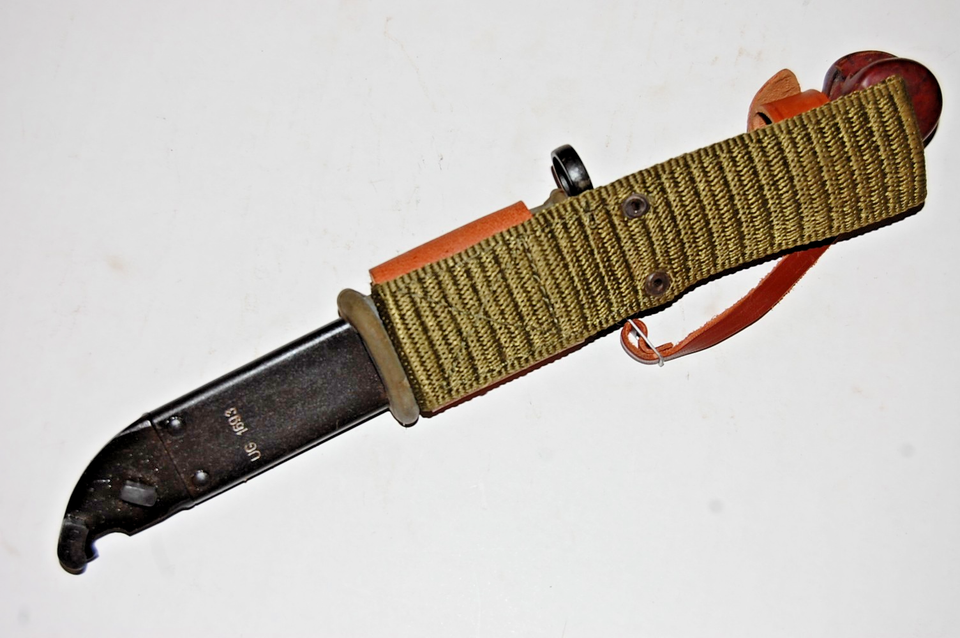 Romanian Type I Soviet Style Rifle Knife Bayonet w/ Scabbard & Frog ...