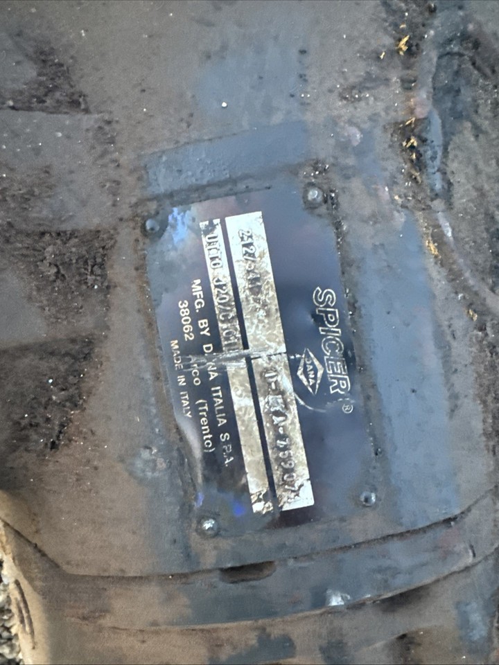 Spicer Telehandler Axle 212/541 Rear Axle Genie 844 | eBay