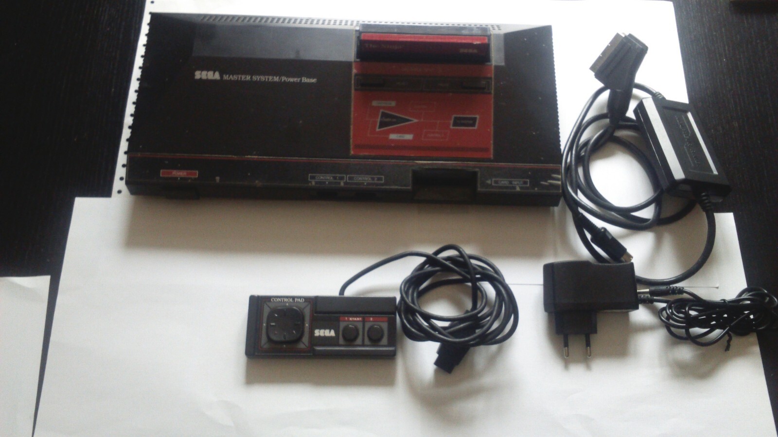 console sega master system 1 avec hang on intégré et the ninja en ...