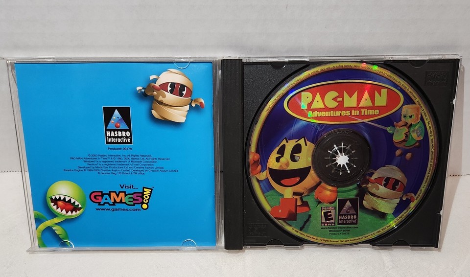 Pac-Man Adventures in Time Pacman with Jewel Case For Computer Video ...