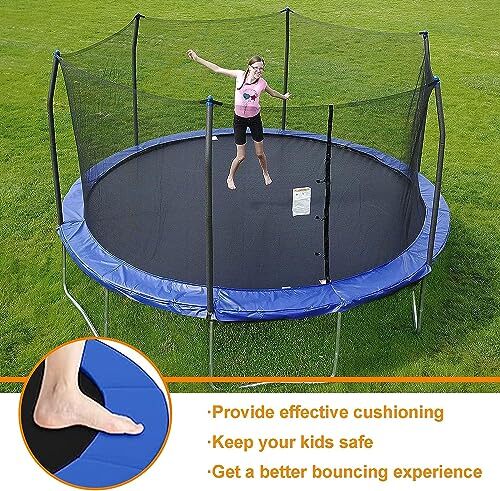 Trampoline Pad, 12 FT 14FT Universal Replacement Trampoline Spring ...