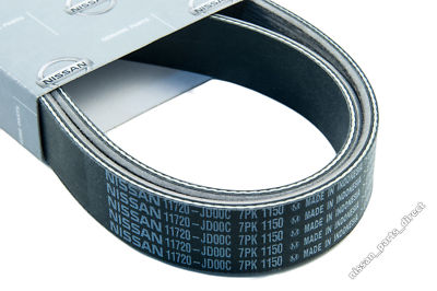 Nissan Qashqai J10 Moteur Multi-Rib Auxiliaire Courroie Crantée ...