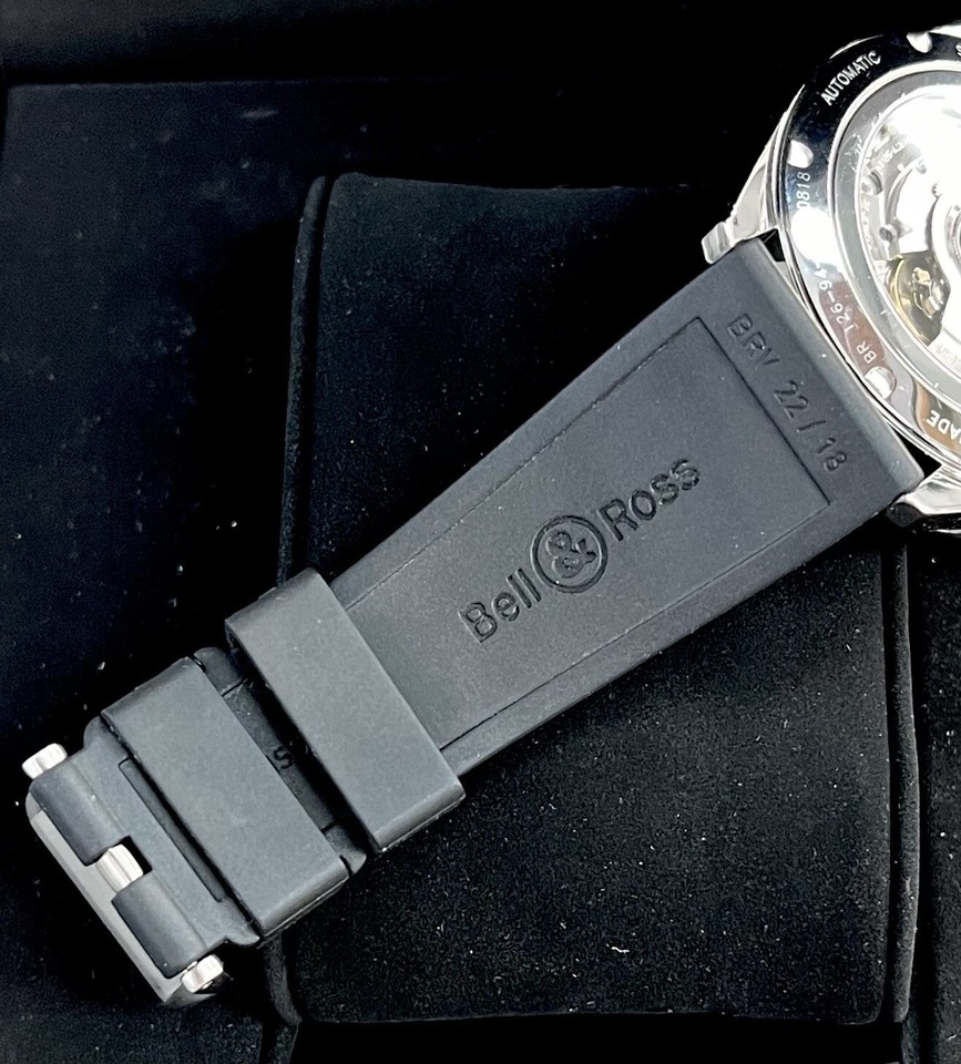 Bell & Ross BR126 Vintage Sport Heritage Chronograph Rubber Strap Mens ...
