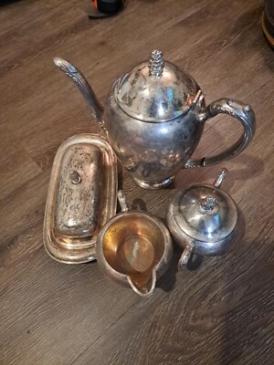 Vintage EMPIRE CRAFTS CORP Coffee pot, Cream & Sugar Bowl Set | eBay