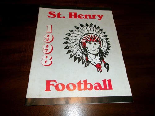 1998 ST. HENRY REDSKINS OHIO HIGH SCHOOL FOOTBALL PROGRAM | eBay