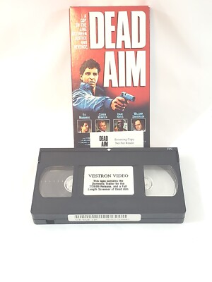 Dead Aim (VHS, 1989) - SCREENER COPY NOT FOR RESALE - VESTRON VIDEO ...