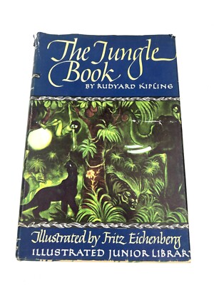 The Jungle Book Illustrator Fritz Eichenberg Author Rudyard Kipling ...