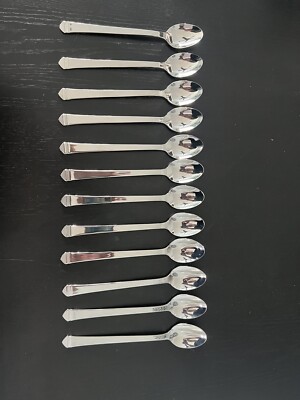 Set Of 12 Wallace Stainless 18/10 Long Spoons Flatware NEW | eBay