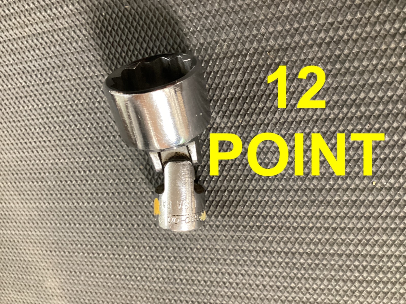 Snap-on Tmu181a 9/16" 1/4" Dr 12pt Universal Swivel Socket See Details ...