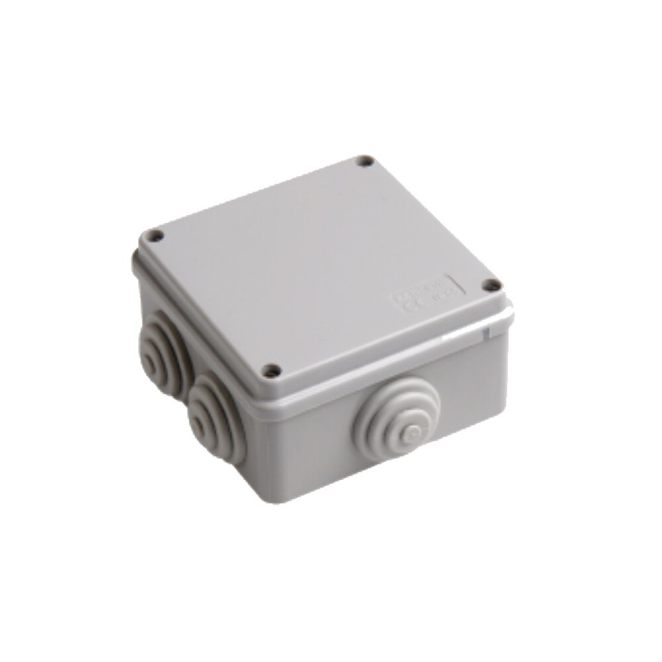 Junction Box 10 x 10 x 5cm Waterproof IP56 Plastic PVC Adaptable ...