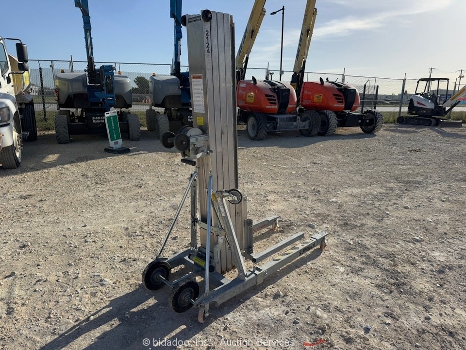 2022 Sumner 2124 24' Manual Material Handling Lift Hoist Duct Jack Tool ...