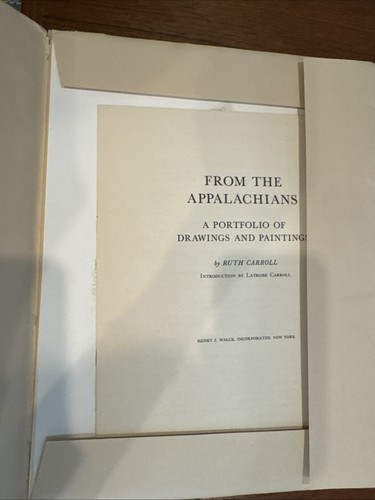 From the Appalachians; A Portfolio of Drawings and Paintings Ruth ...
