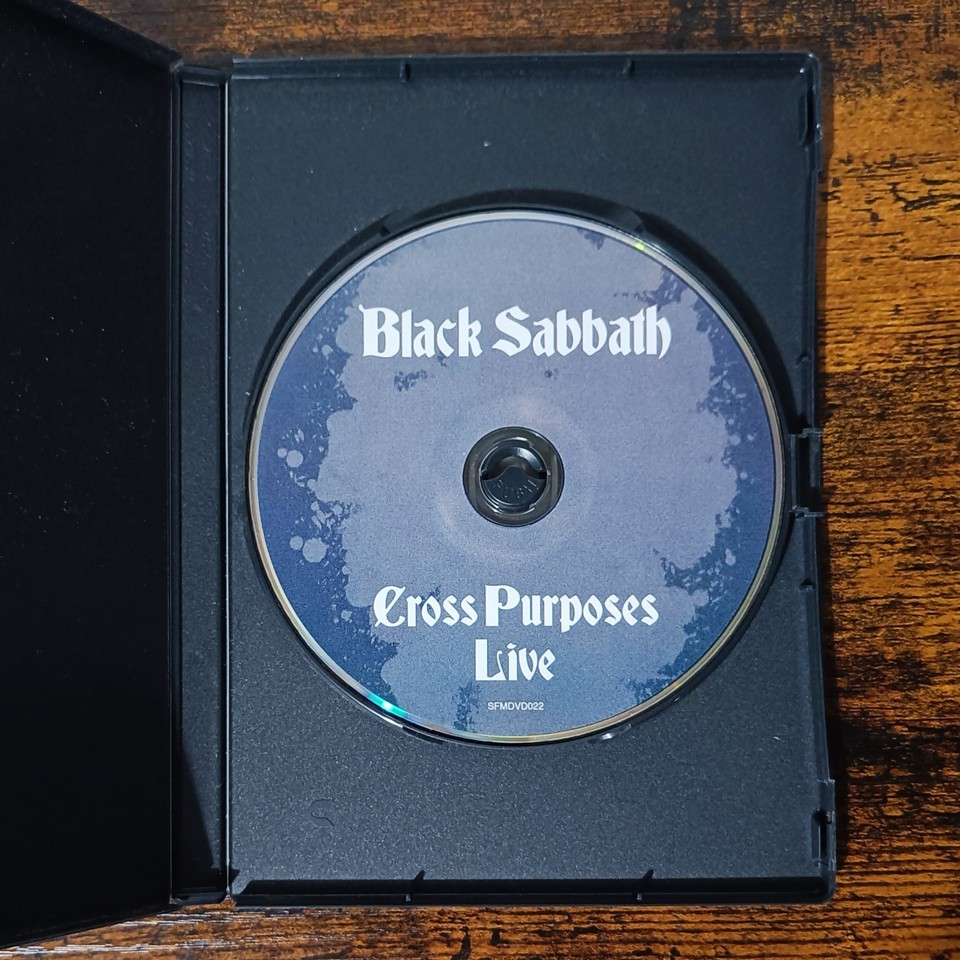Black Sabbath Cross Purposes Live DVD rare 1994 set Tony Martin Tony ...