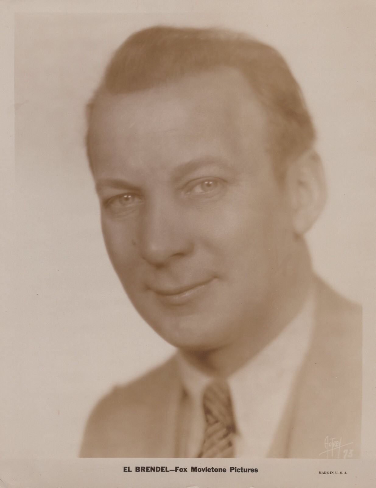El Brendel (1930s) Hollywood Actor - Original Vintage Fox Movietone ...