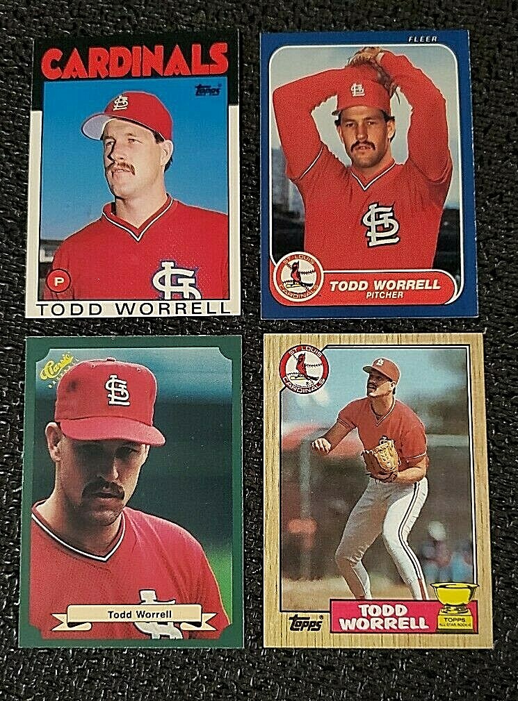 Todd Worrell rookie 4 card lot | eBay