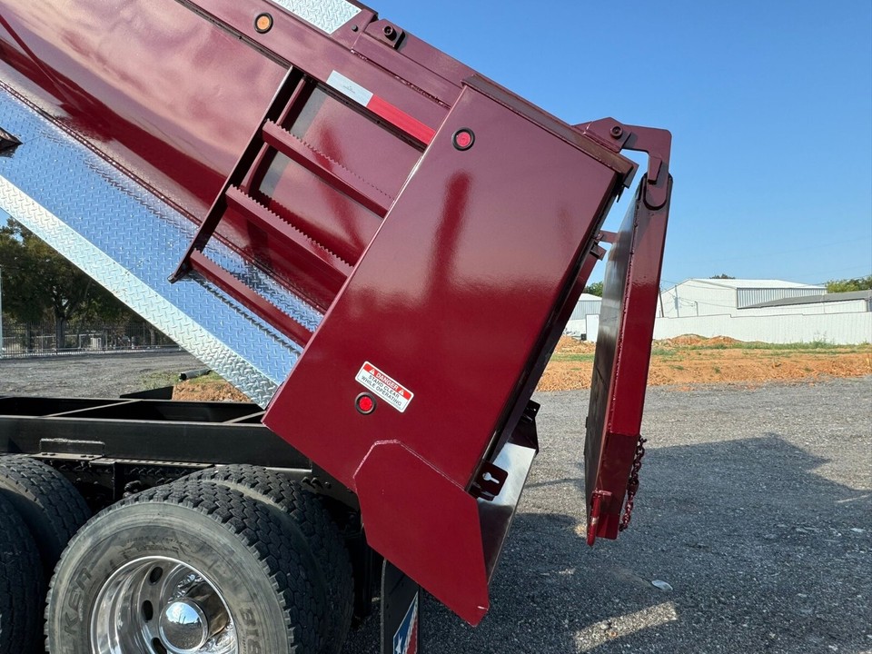 NEW 16' ELLIPTICAL DUMP BODY HARDOX AR500 1/4 GAUGE PNEUMATIC TAILGATE ...