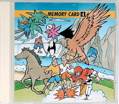 Janome Embroidery Memory Card #4 Variety Series 17 Patterns Sports ...