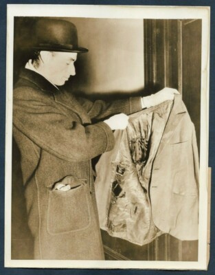 DETECTIVE SHOWS JOSEPH GEDEON COAT VERONICA SLAIN CASE NY 1937 ORIG ...