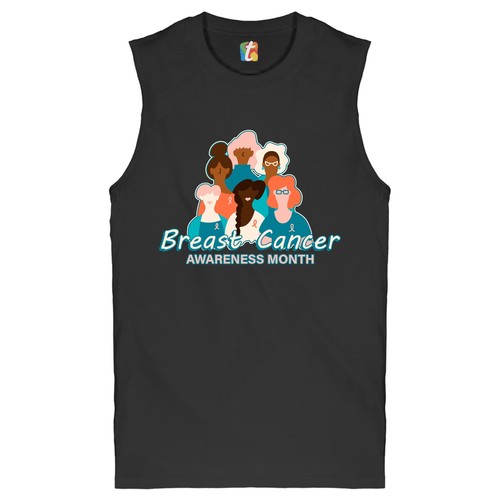 Breast Cancer Awareness Month Muscle Shirt Pink Ribbon Cancer Survivor ...