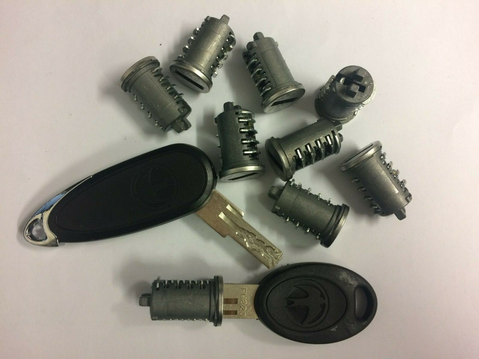 Swift Fawo Set of 9 Door Lock Barrels + 2 FW Keys for Caravan or ...
