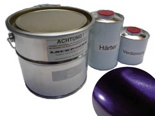 1 Liter Set 2K Autolack Dream Violett Metallic Tuning Farbe Lila Lack ...