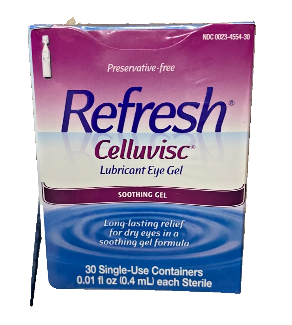 2 PACKS Refresh Celluvisc Lubricant Eye Gel 30 Single-use Containers | eBay
