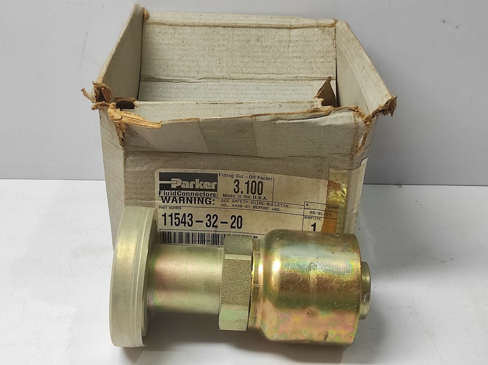 Parker 11543-32-20 Kräusel Passform 115433220 O-Ring Flansch Gerade ...