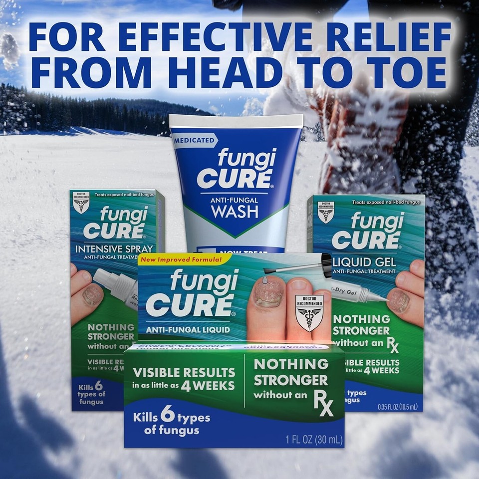 FUNGICURE Intensive Spray, Antifungal Treatment, Kills 6 Types of ...