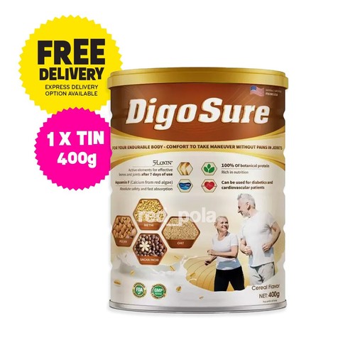 1 X Tin DIGOSURE Nut Milk for Bones & Joints 400g 100% Authentic FREE ...
