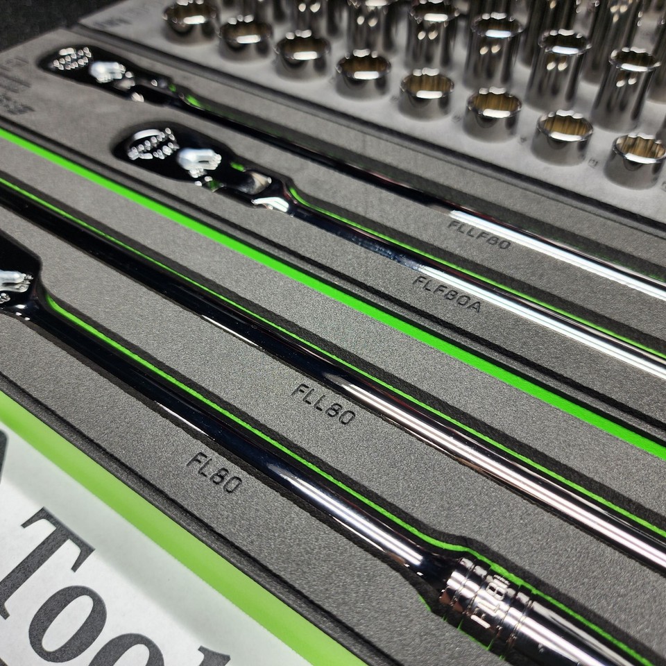 Snap-on Tools NEW 12-POINT GREEN 101pc 3/8" Drv. General Service Set ...